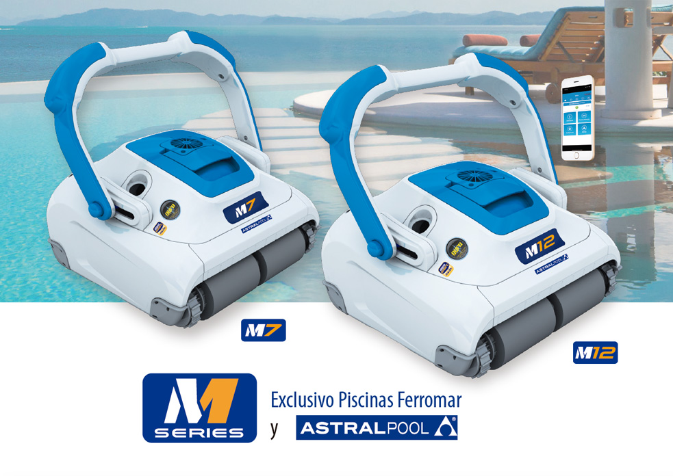 Limpiafondos M7 y M12 de Astralpool los nuevos robots de piscinas