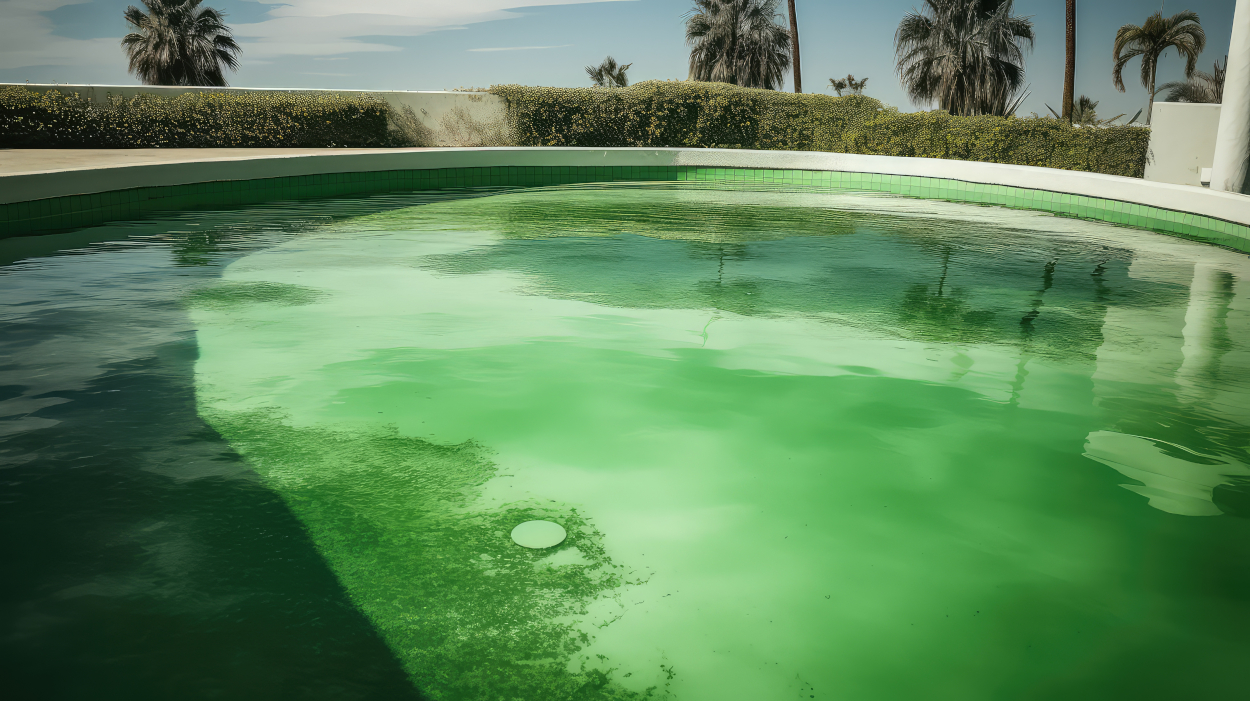 El Agua De La Piscina Es Clara Pero Verde. Como Mantener El Agua